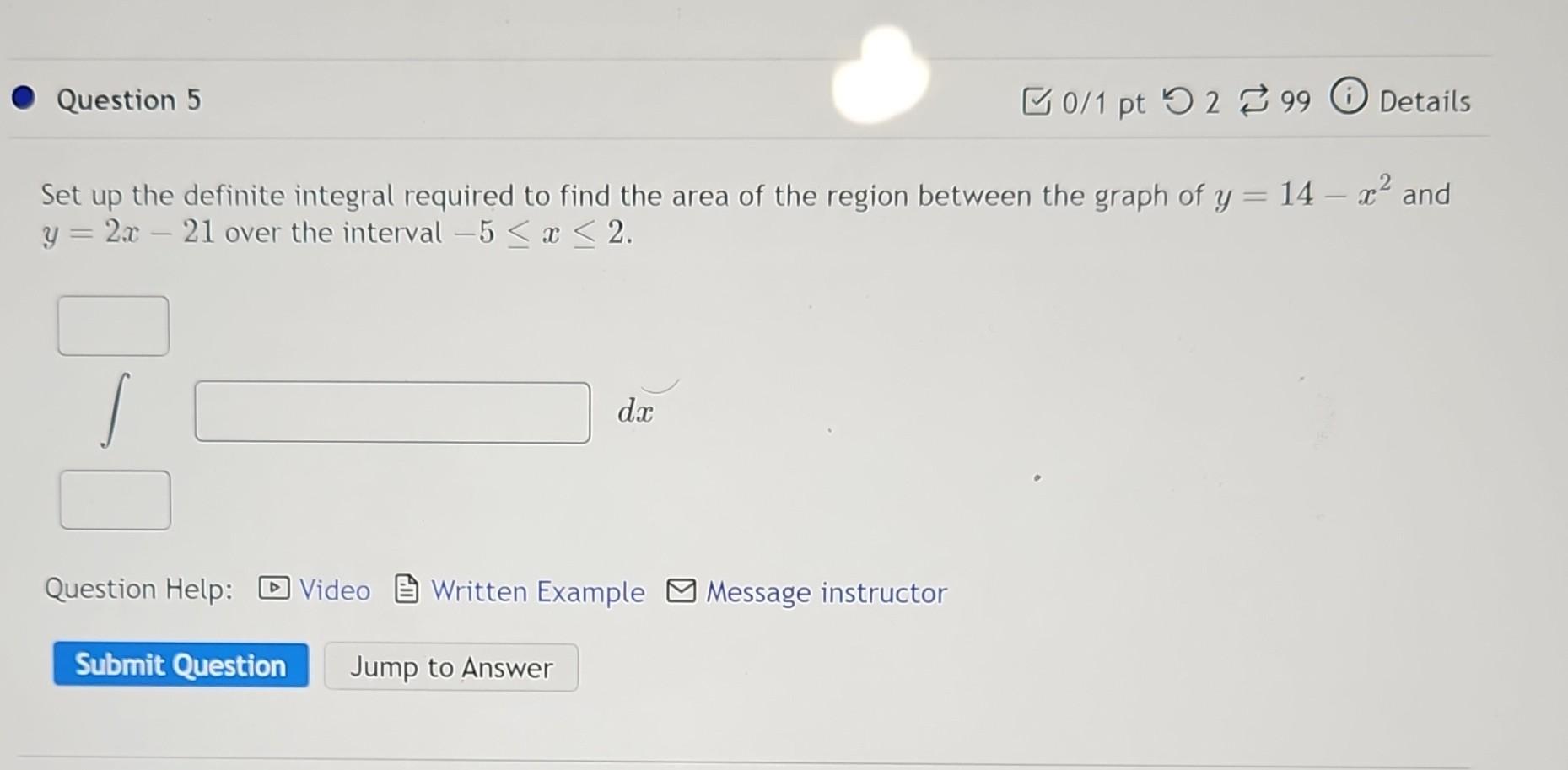 Solved Set up the definite integral required to find the | Chegg.com