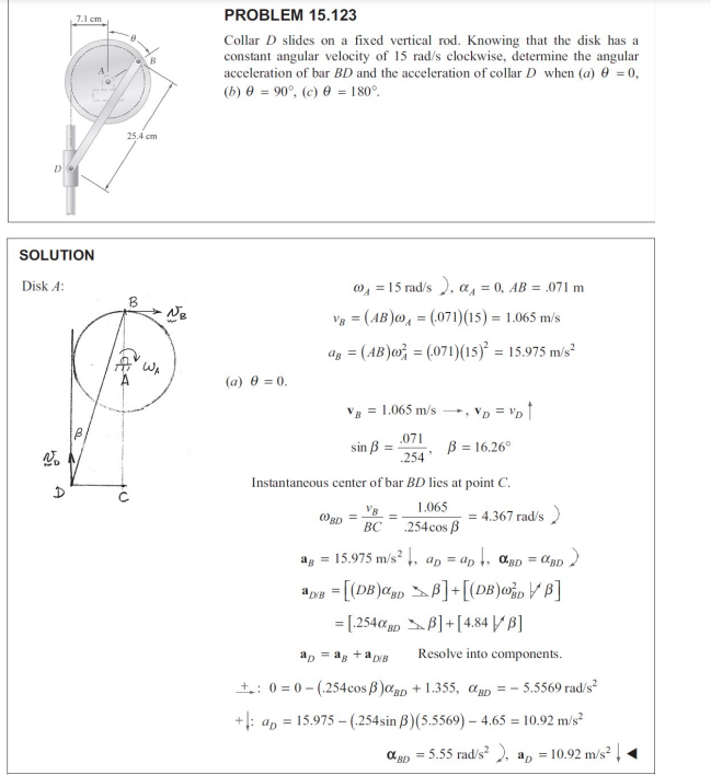 Rewrite the entire solution to use vector syntax 'a | Chegg.com
