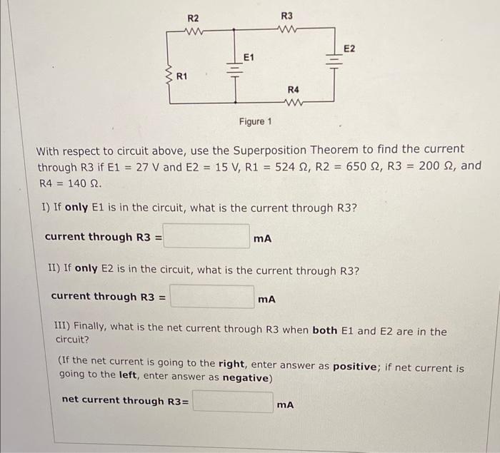 Solved With respect to circuit above, use the Superposition | Chegg.com