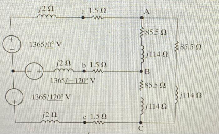 Solved In the adjacent circuit, the source voltages are | Chegg.com