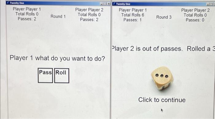 Solved game of 21 using python graphics. this was originnaly | Chegg.com