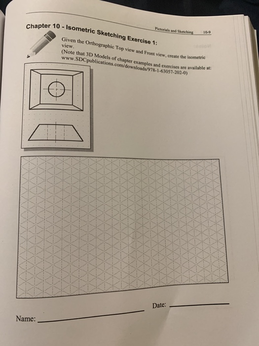 Solved Chapter 10 - Isome oter 10 - Isometric Sketching | Chegg.com