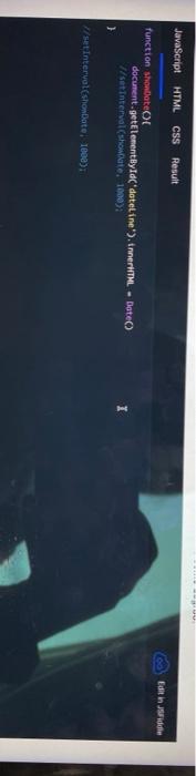 Solved (4 pts) Read over the code in the JavaScript, HTML | Chegg.com