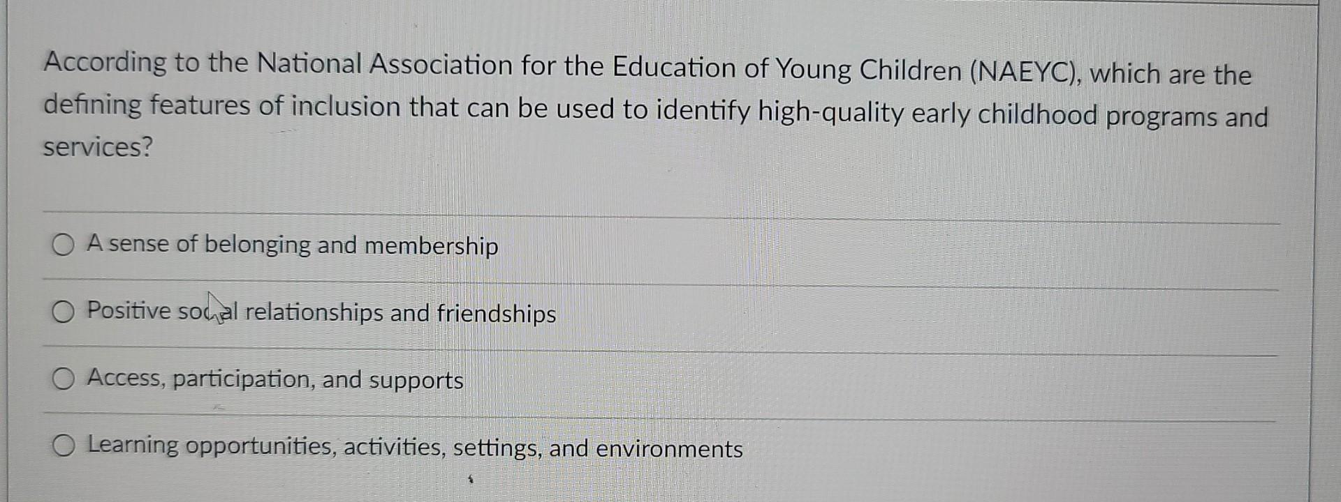Solved According to the National Association for the | Chegg.com
