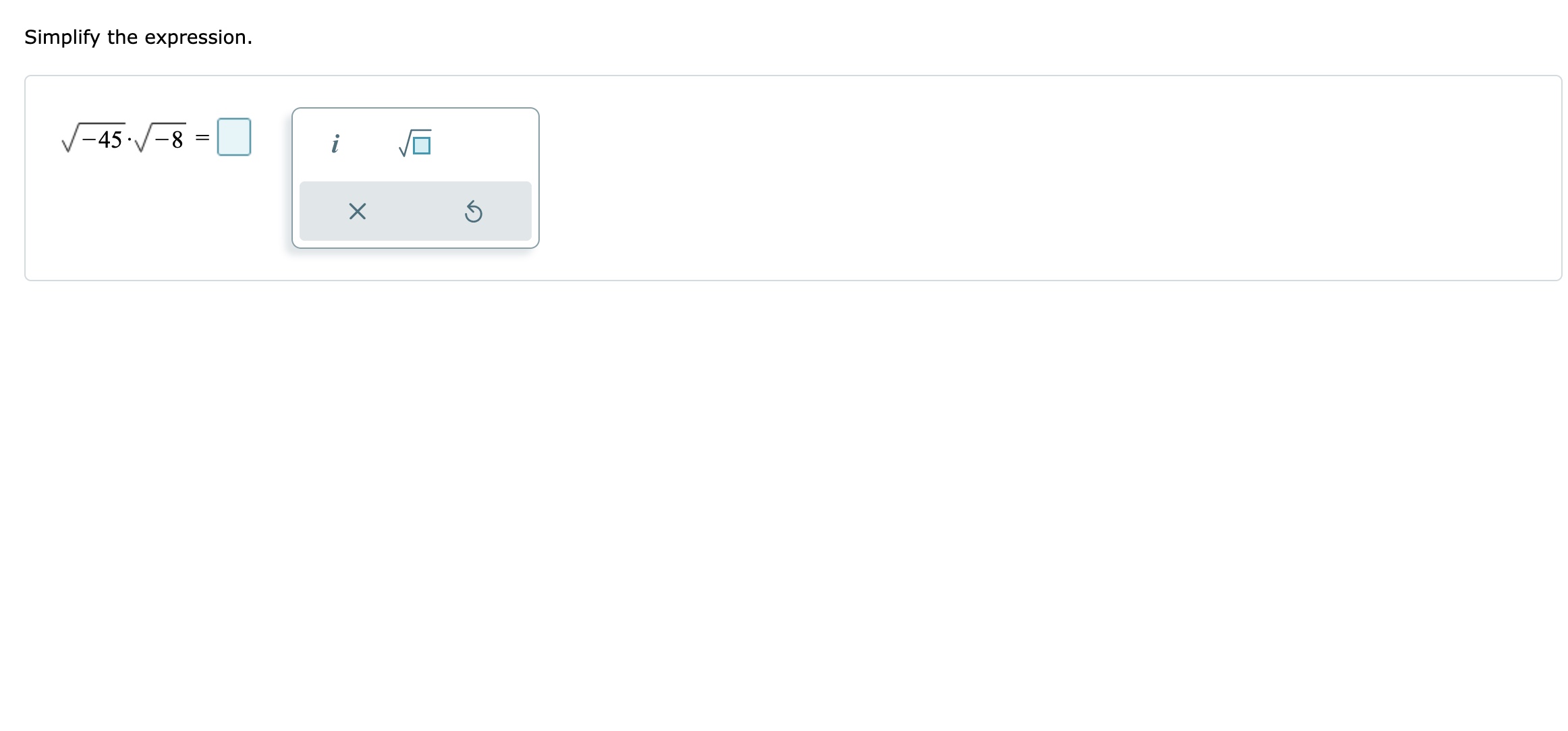 Solved Simplify the expression.-452*-82= | Chegg.com