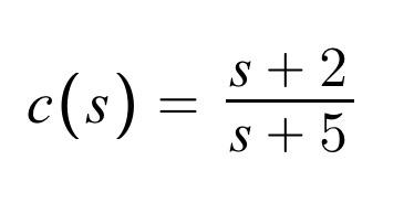 Solved c(s)=s+5s+2 | Chegg.com