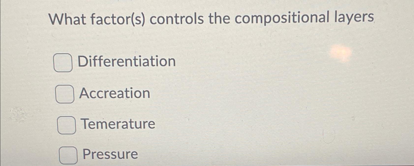 Solved What factor(s) ﻿controls the compositional | Chegg.com
