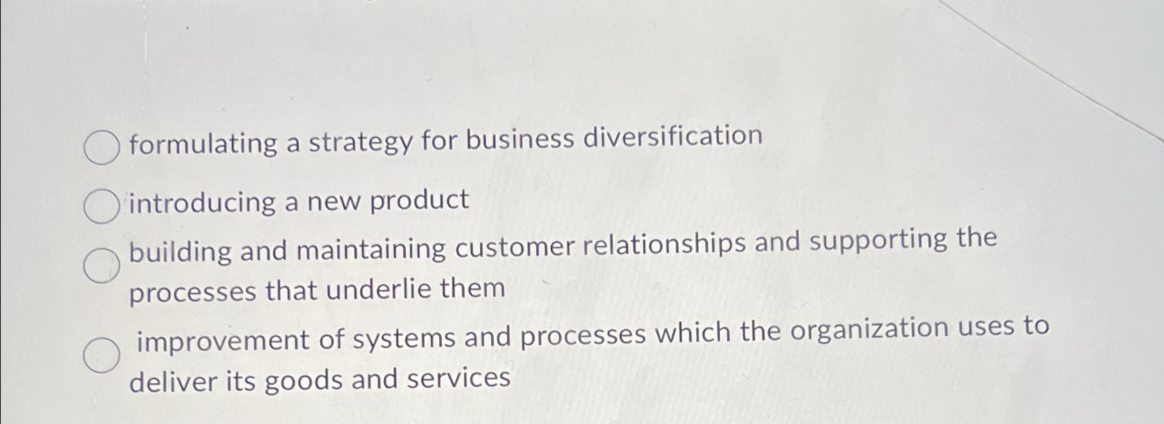 Solved formulating a strategy for business | Chegg.com