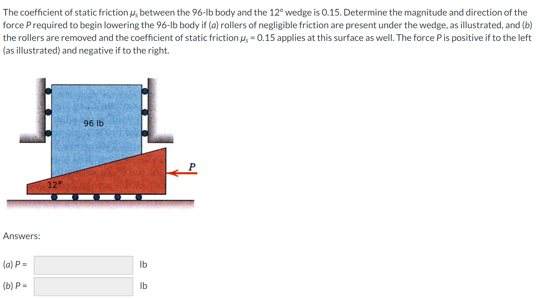 Solved The coefficient of static friction μs ﻿between the | Chegg.com