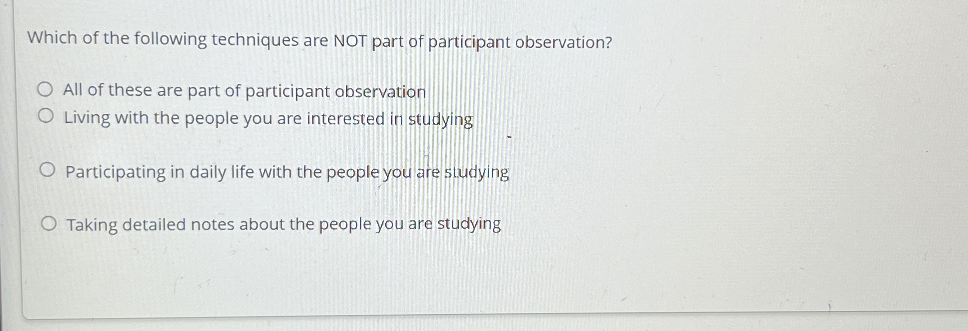Solved Which of the following techniques are NOT part of | Chegg.com