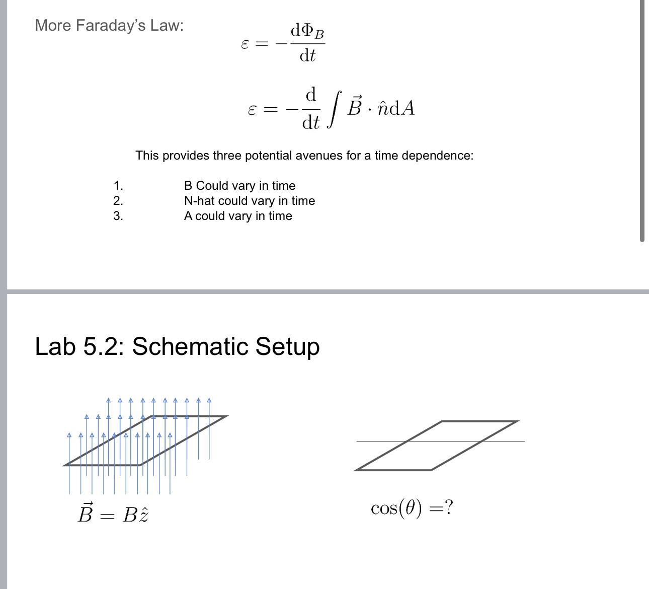 Solved More Faraday's | Chegg.com