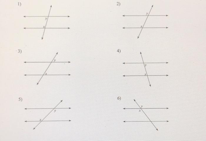 Solved Identify each pair of angles as corresponding, | Chegg.com