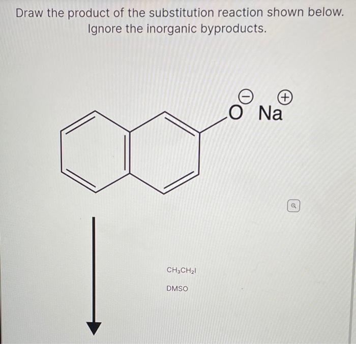 Solved Draw the product of the substitution reaction shown | Chegg.com