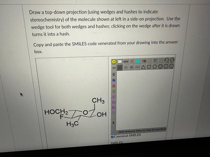 Solved Draw a top-down projection (using wedges and hashes | Chegg.com