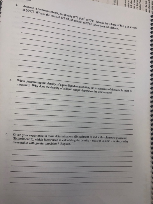 Solved Desi Determinations Name: Lab Instructor: Section: | Chegg.com