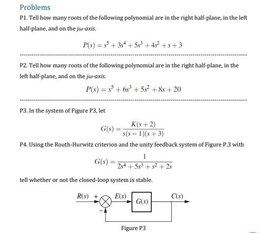 Solved Problems P1. Tell how many roots of the following | Chegg.com