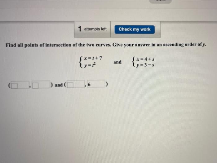 Solved 1 attempts left Check my work Find all points of | Chegg.com