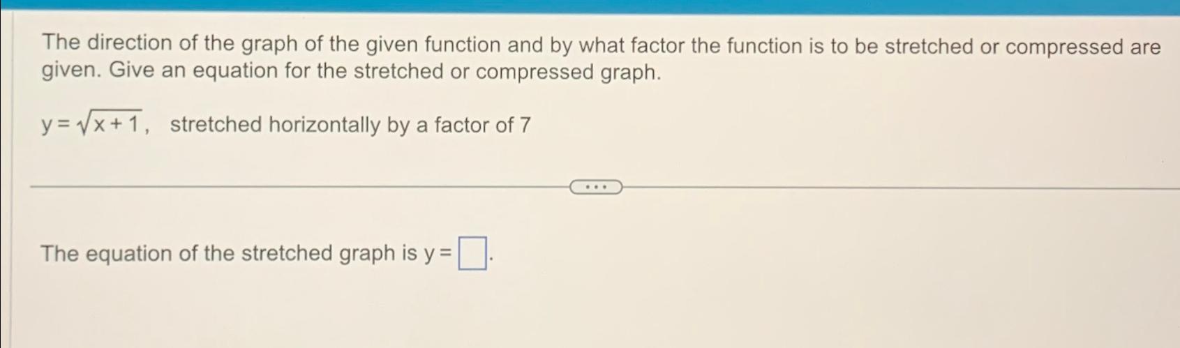 Solved The direction of the graph of the given function and | Chegg.com