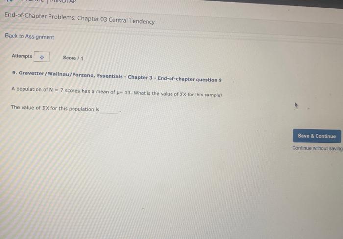 Solved 9. Gravetter/Wallnau/Forzano, Essentials - Chapter 3 | Chegg.com