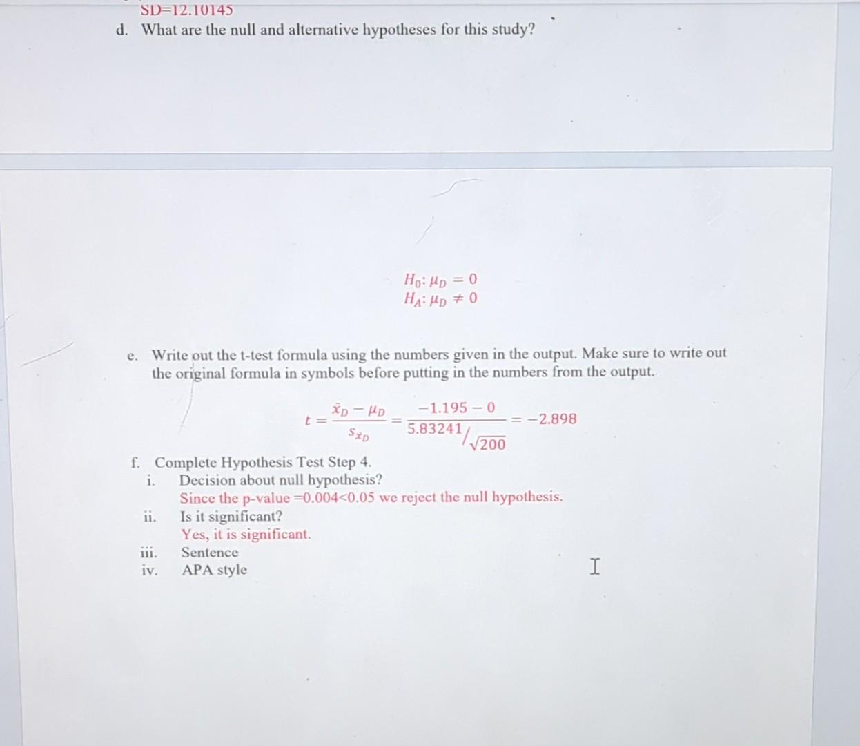 Solved Paired Samples Statistics Paired Samples Correlations | Chegg.com