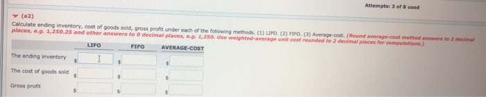 Solved Problem 6-05A a1-a3, b (Part Level Submission) | Chegg.com