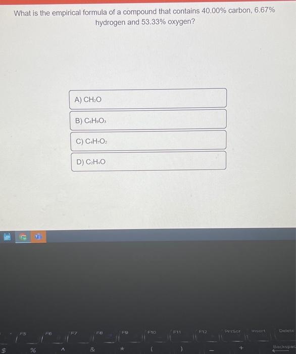 Solved What is the empirical formula of a compound that | Chegg.com