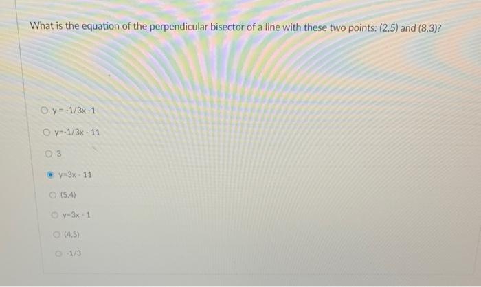 Solved Choose the most accurate description for the type of | Chegg.com