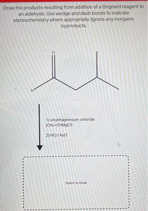 Solved Draw the products resulting from addition of a | Chegg.com