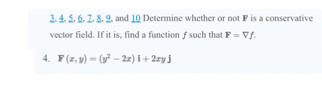 Solved 3,4,5,6,7,8,9, ﻿and 10? ﻿Determine whether or not F | Chegg.com