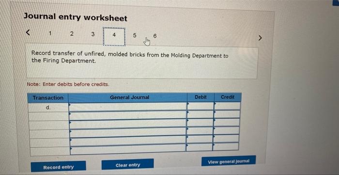 Solved Exercise 4-1 (Algo) Process Costing Journal Entries | Chegg.com
