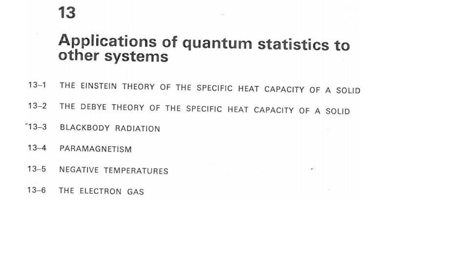 Solved Applications of quantum statistics to other systems | Chegg.com