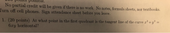 Solved 100 Puns Possible. No partial credit will be given if | Chegg.com