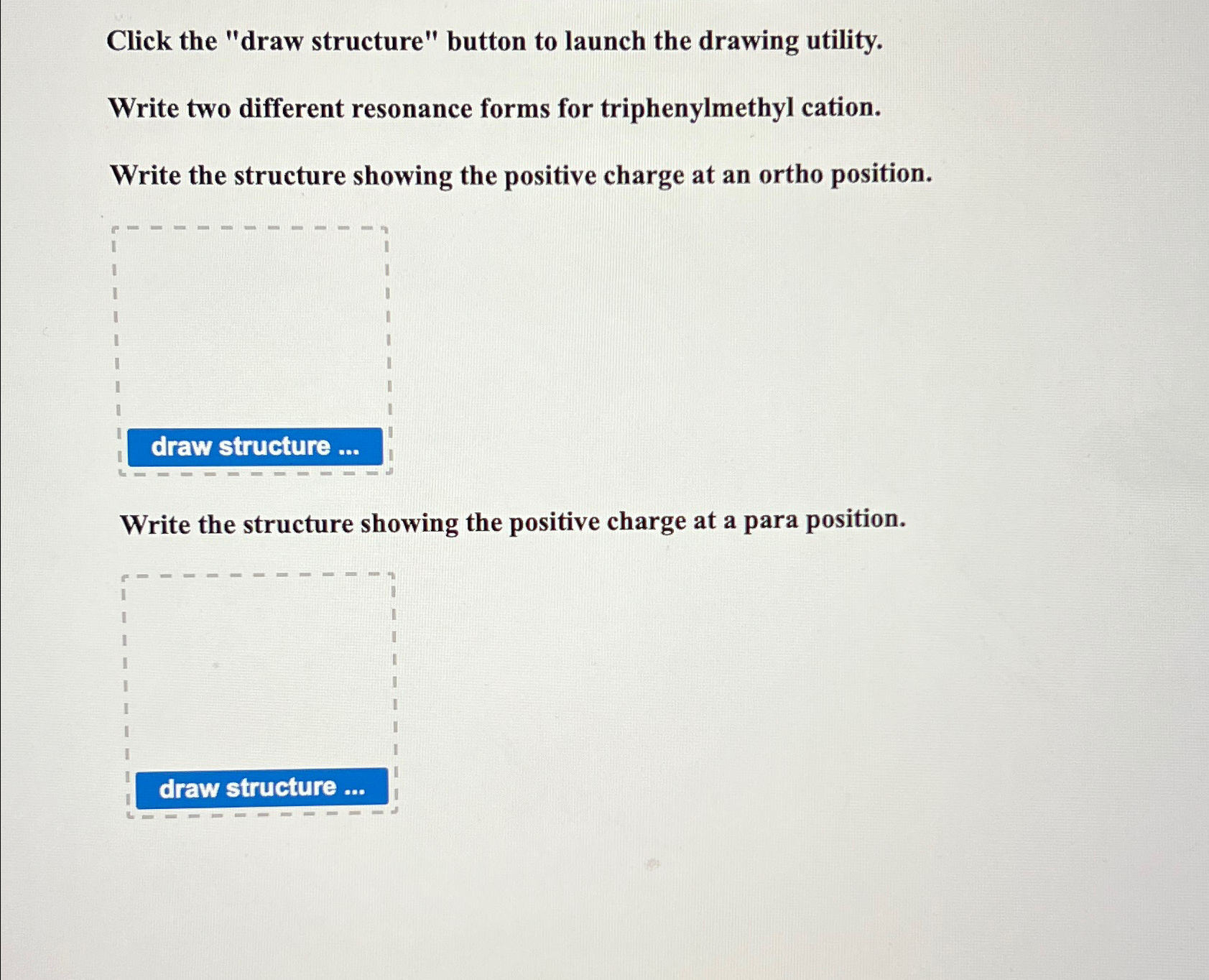Solved Click the "draw structure" button to launch the | Chegg.com