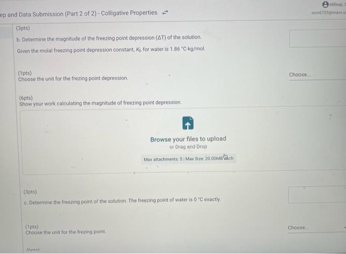 Solved (30pts) Report Preparation Questions Show all your | Chegg.com