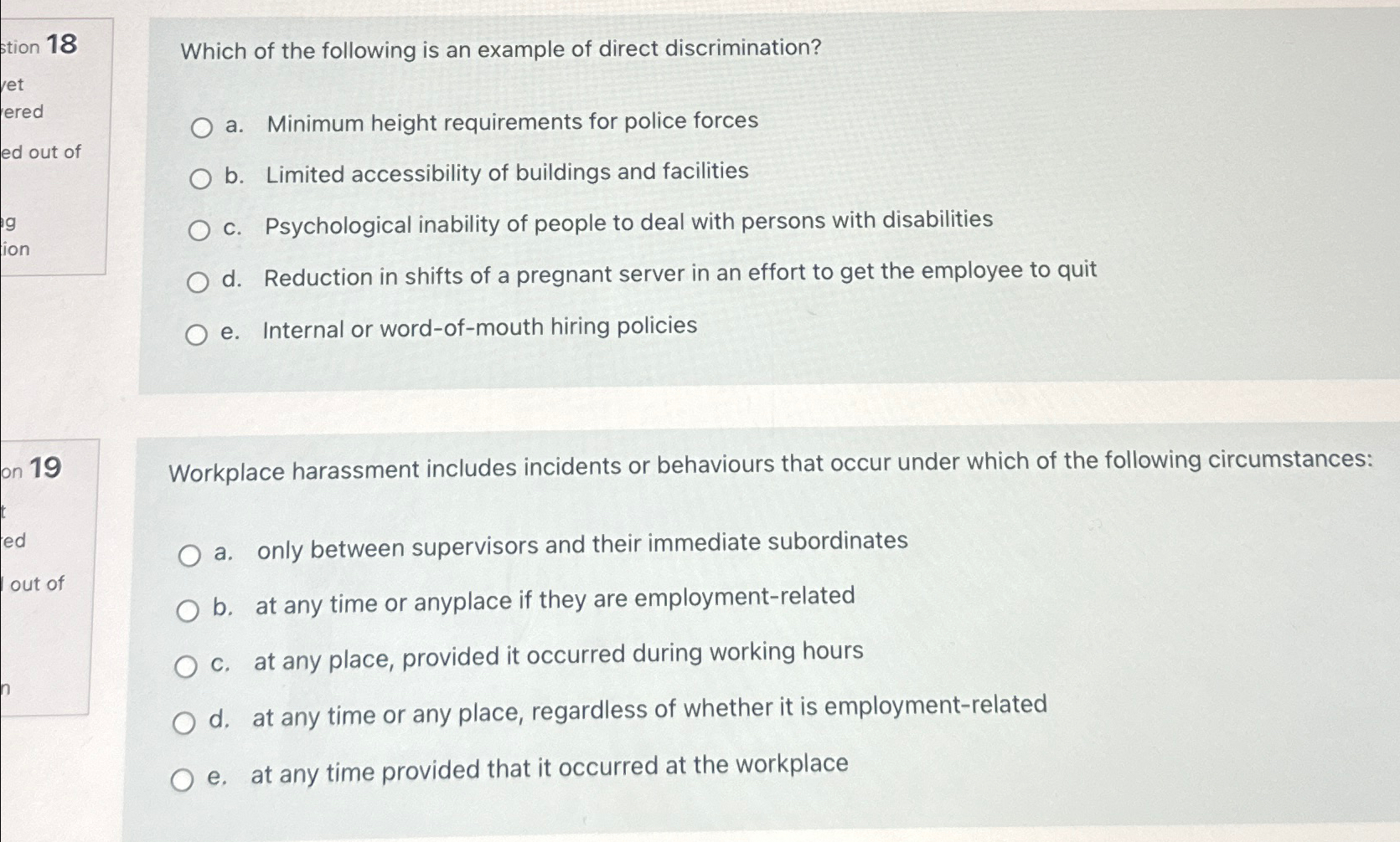 Solved Which of the following is an example of direct | Chegg.com