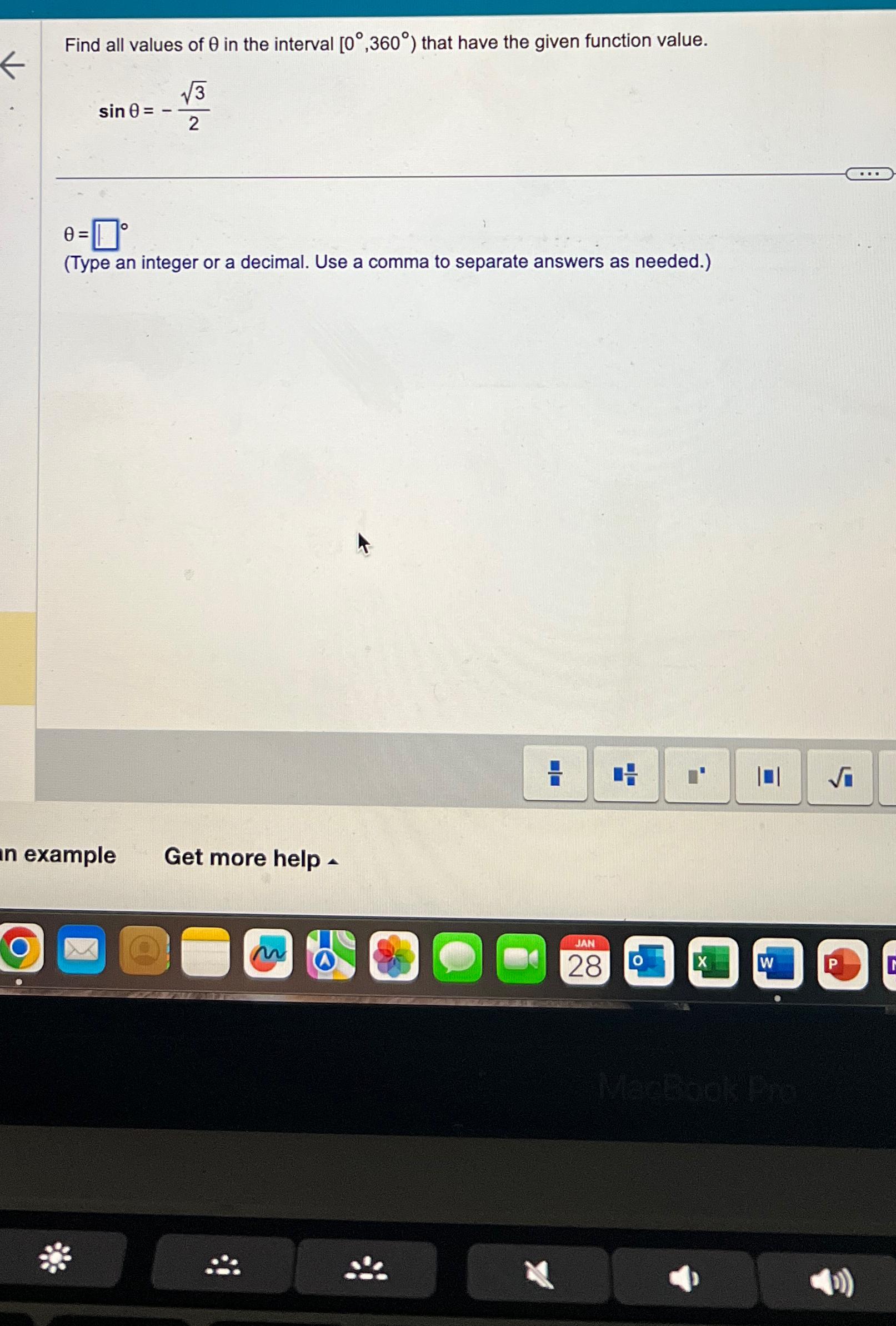 Solved Find all values of θ ﻿in the interval [0°,360°) ﻿that | Chegg.com