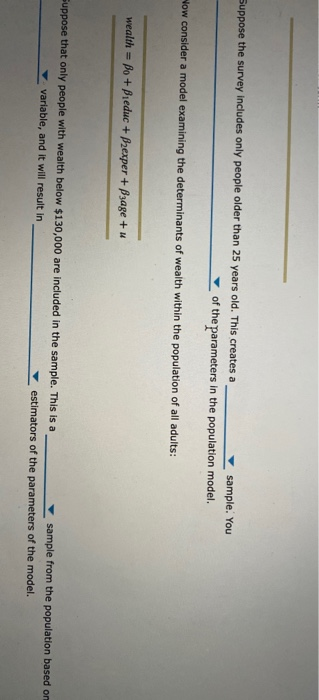 Solved 6. Missing data, nonrandom samples, and outlying | Chegg.com