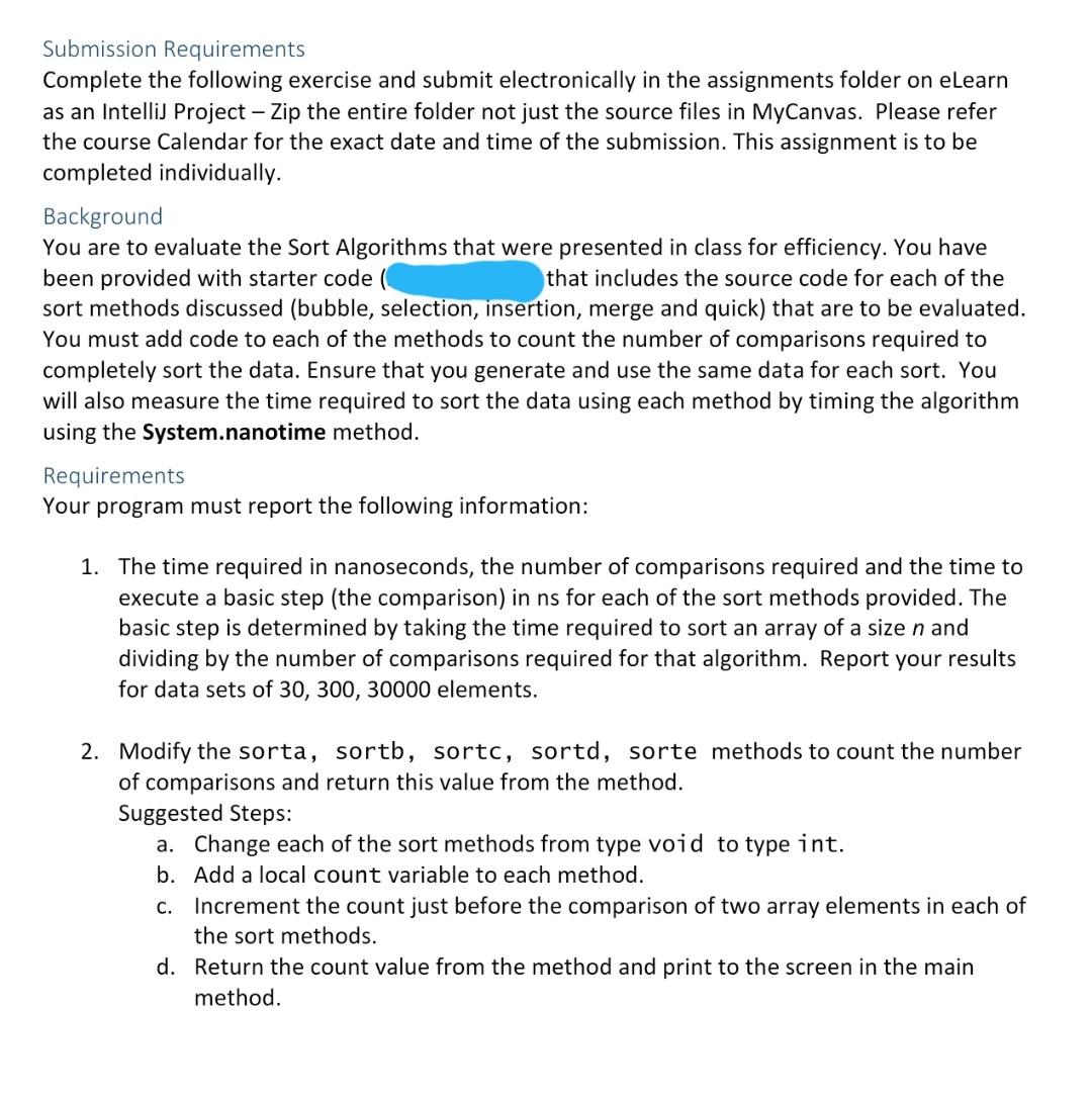 Solved Submission Requirements Complete the following | Chegg.com