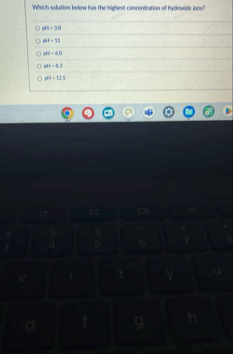 Solved Which solution below has the highest concentration of | Chegg.com
