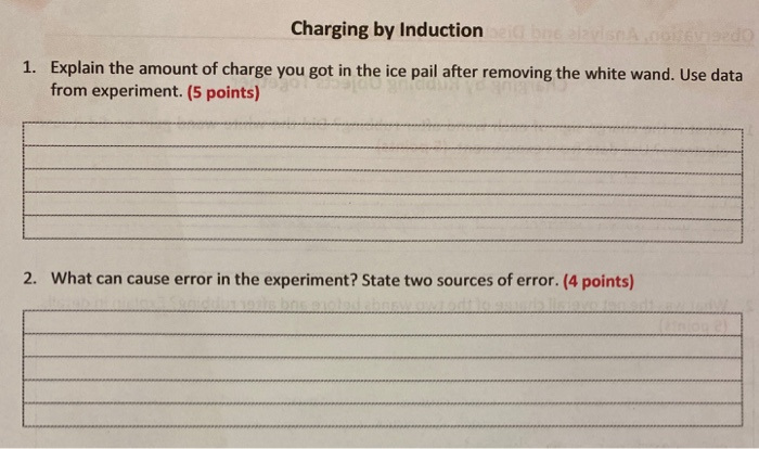 Solved Charging by Contact 1. What is the charge of the ice | Chegg.com