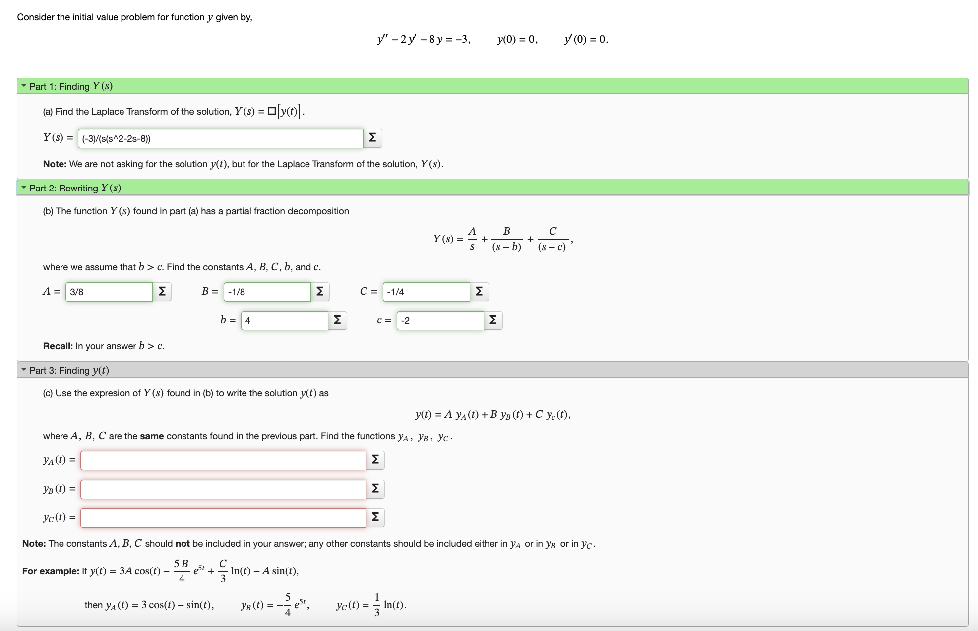 Solved Consider the initial value problem for function y | Chegg.com