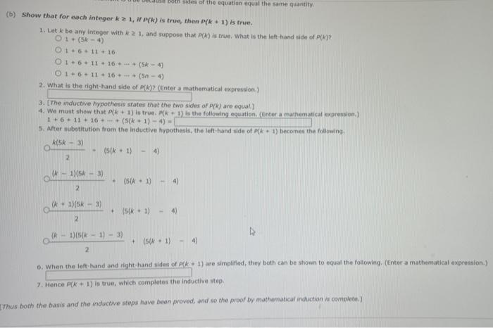 Solved Prove the following statement using mathematical | Chegg.com