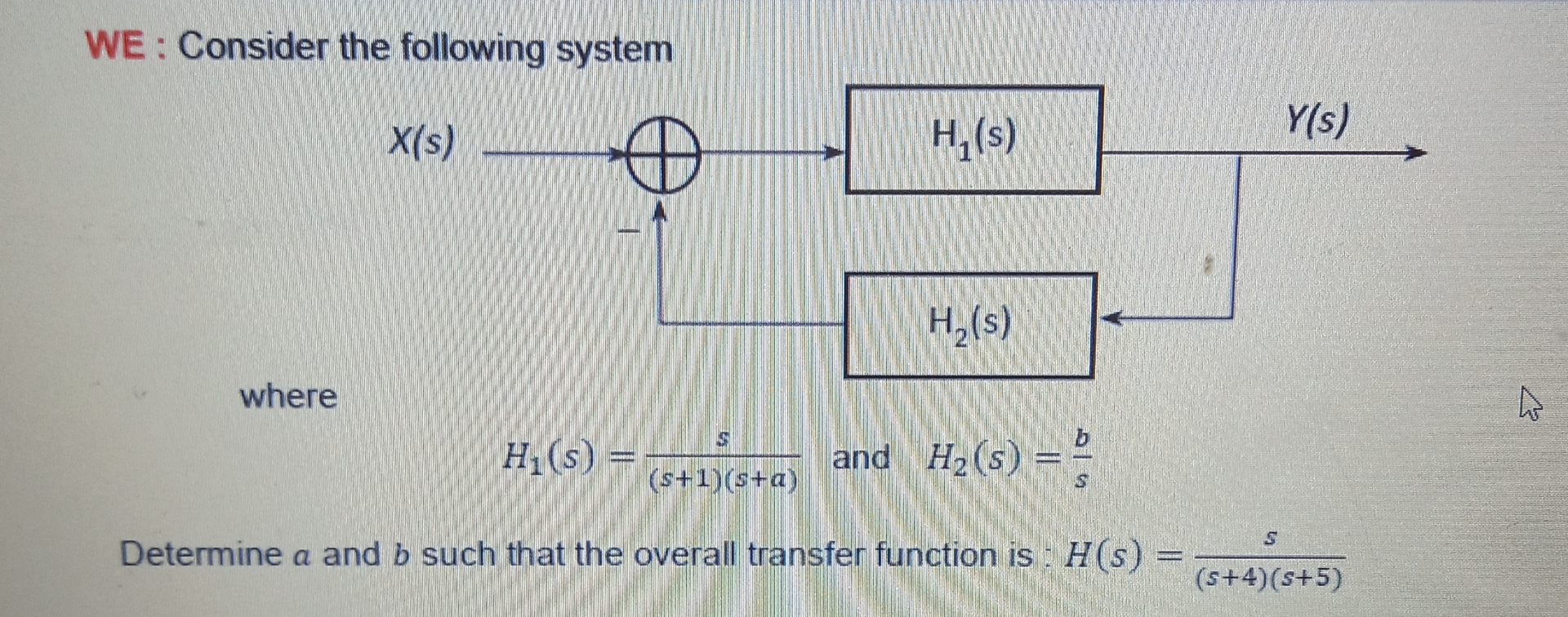 Solved WE : Consider the following | Chegg.com