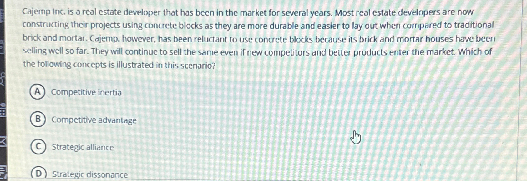 Solved Cajemp Inc. is a real estate developer that has been | Chegg.com
