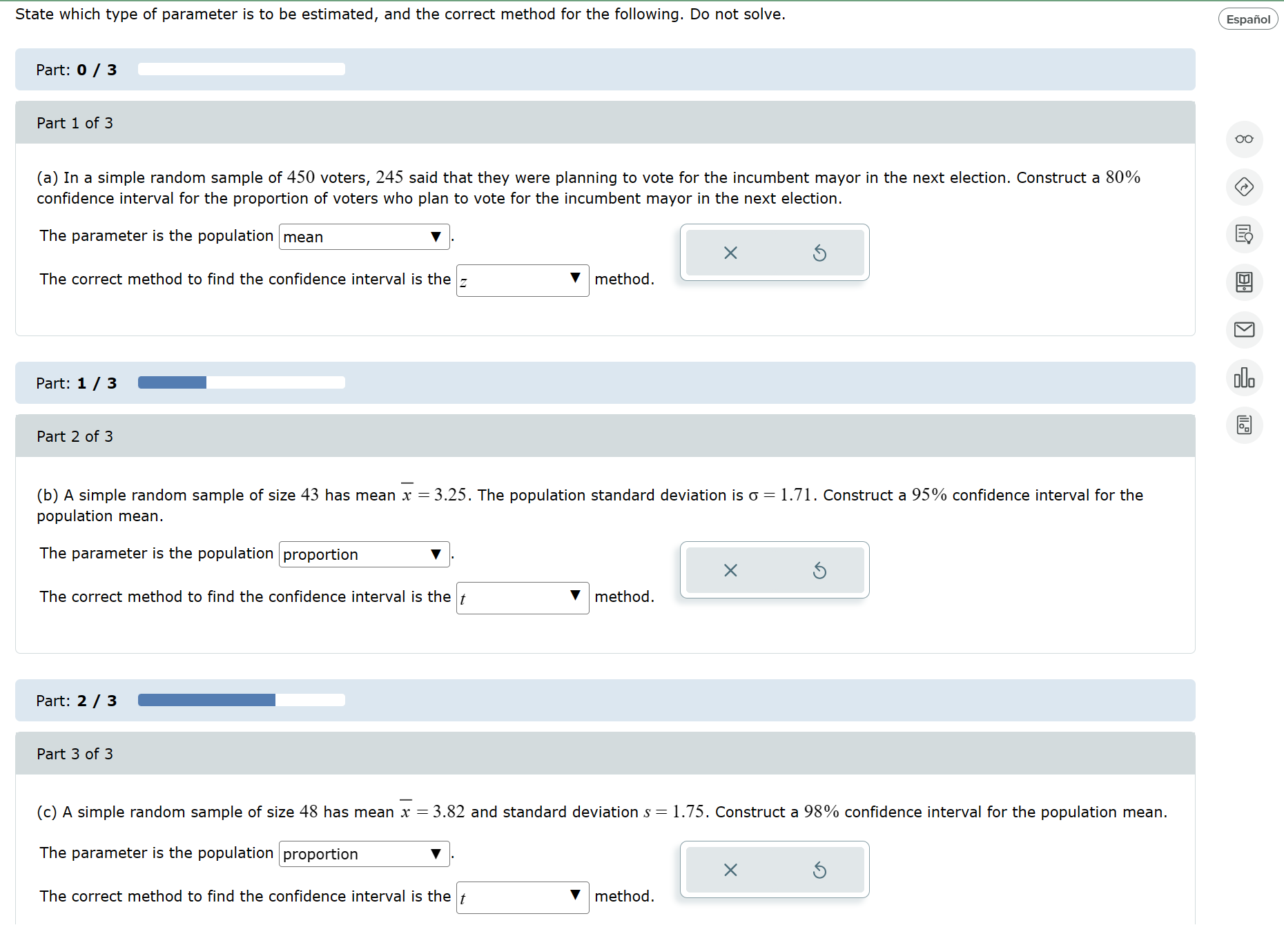 Solved State which type of parameter is to be estimated, and | Chegg.com