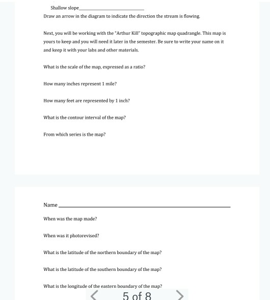 Solved Shallow slope Draw an arrow in the diagram to | Chegg.com