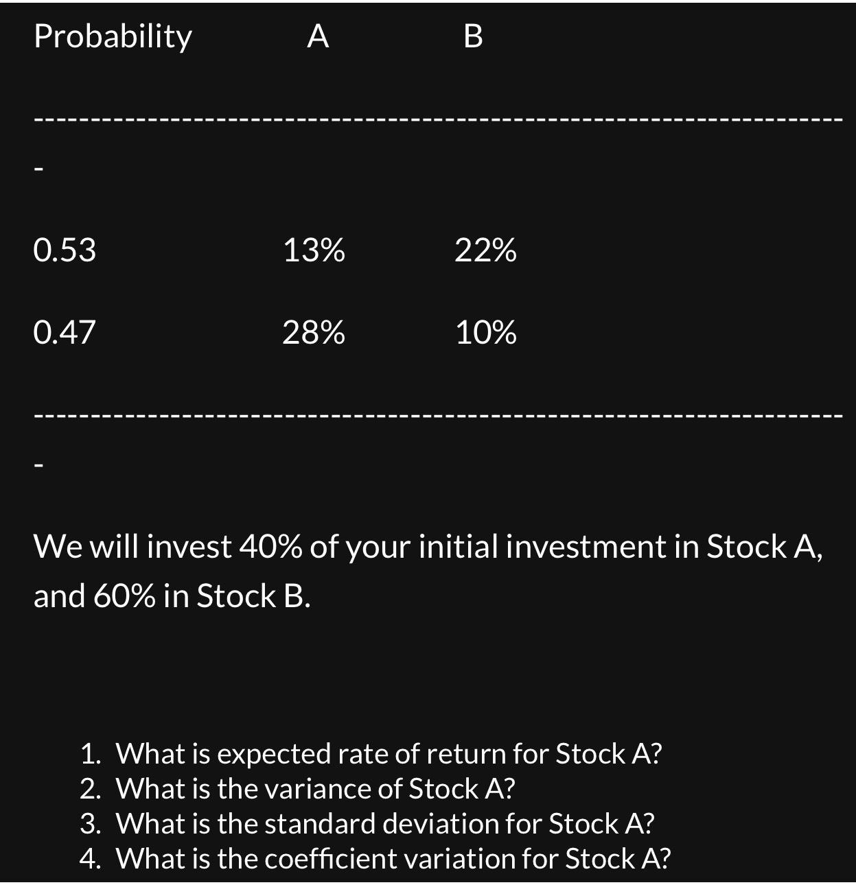 Solved ProbabilityAB\table[[,,],[0.53,13%,22% | Chegg.com
