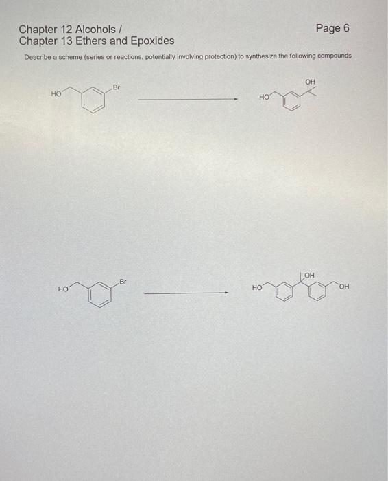 Solved Chapter 12 Alcohols I Page 6 Chapter 13 Ethers and | Chegg.com