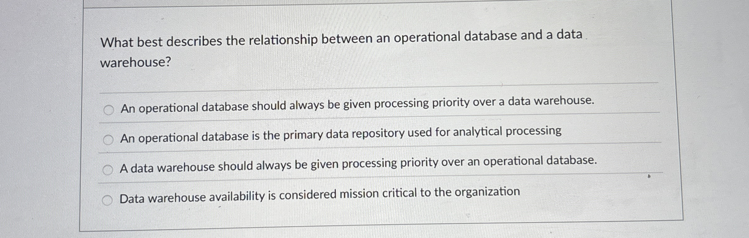 What best describes the relationship between an | Chegg.com