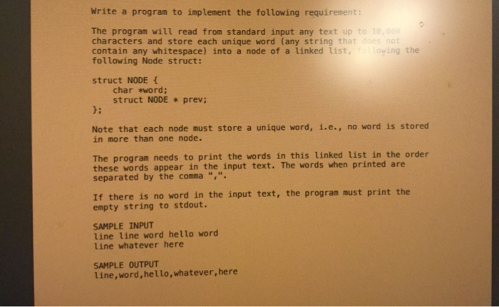 Solved Write A Program To Implement The Following 5991